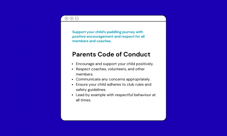 Parents Code of Conduct - Knottingley Canoe Club